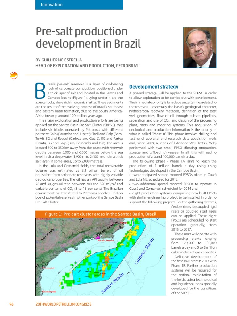 Innovation in Brazil's Pre-Salt Oil Production Development | PDF ...
