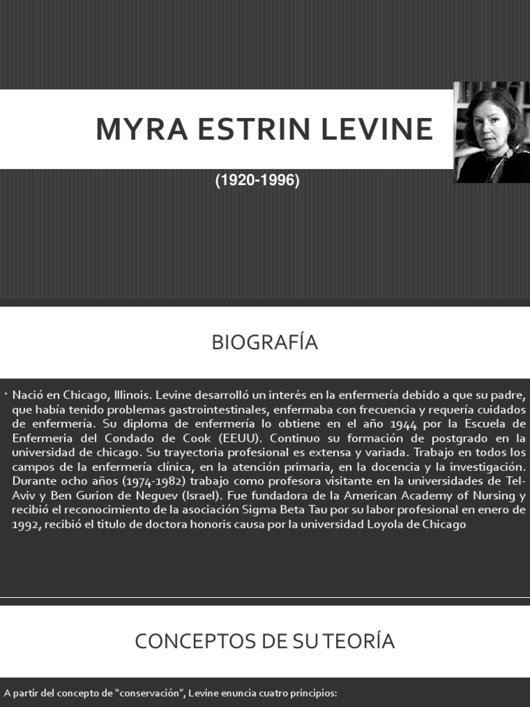 Myra Estrin Levine | PDF | Enfermería | Epistemología