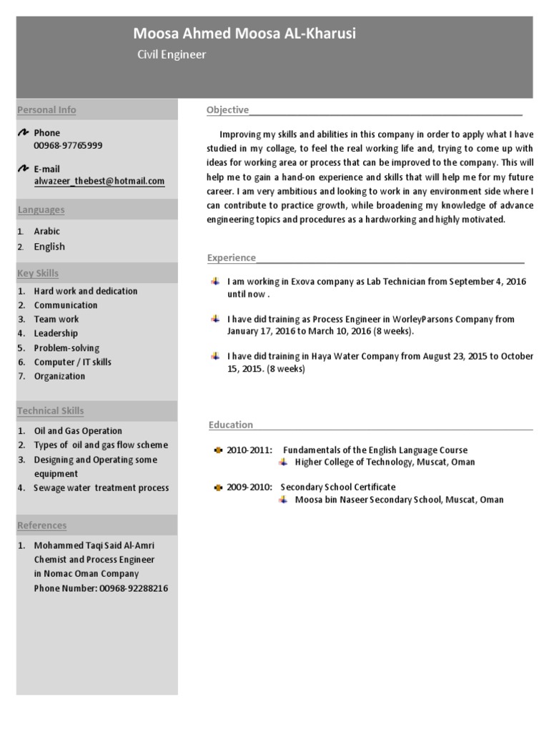 Moosa CV | PDF | Engineering | Learning