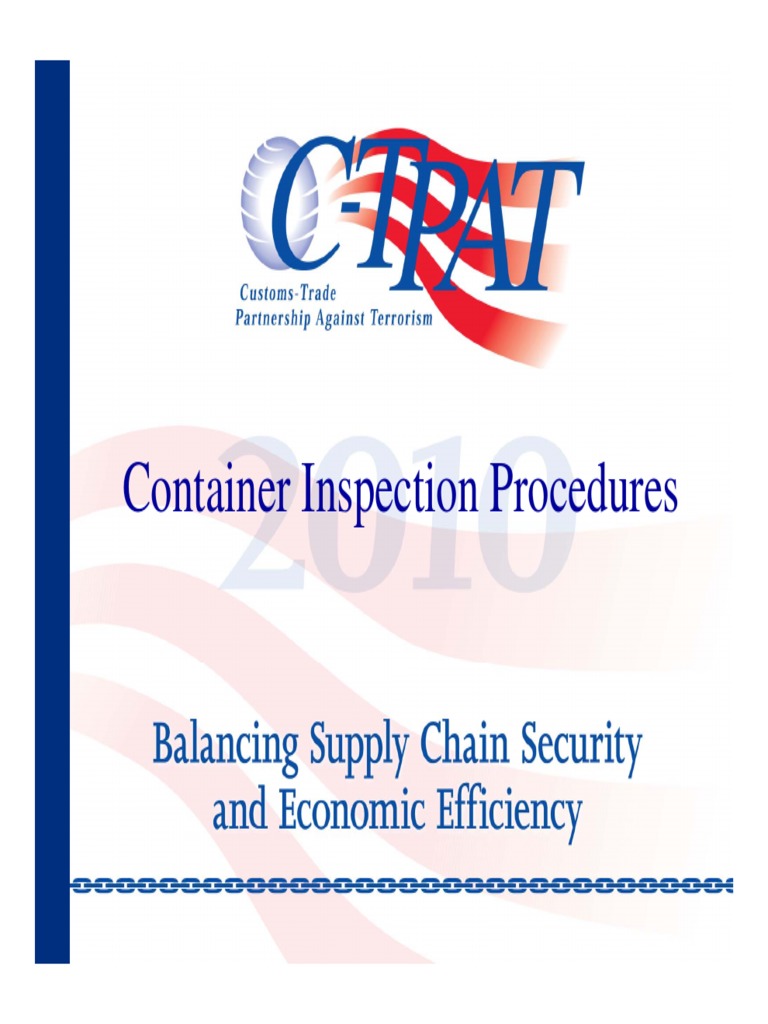Ctpat Container Inspection Procedures PDF | PDF | Trailer (Vehicle) | Tractor