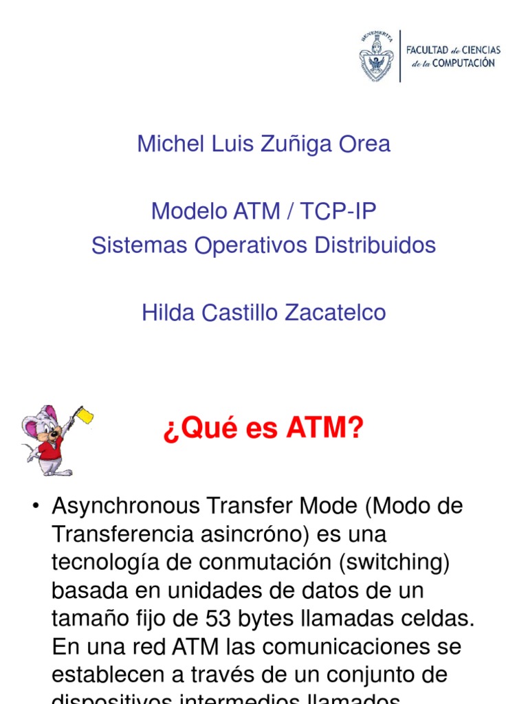 Atm Tcp-Ip | PDF | Protocolo de Control de Transmisión | Protocolos de ...
