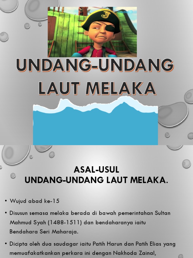 Minggu 1c Undang-Undang Laut Melaka (Ivan, Asyraf) | PDF