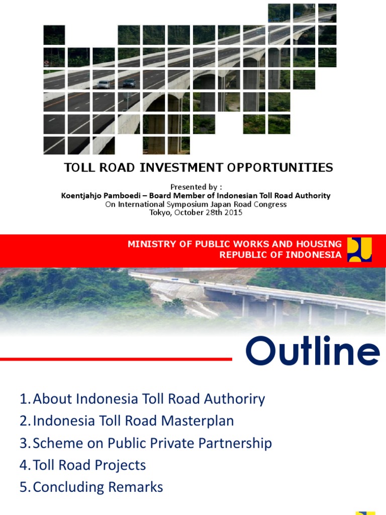 Toll Road Investment Opportunit | PDF | Public–Private Partnership ...
