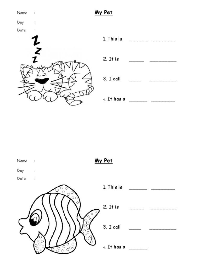 My Pets-English Lessons | PDF | Self-Improvement