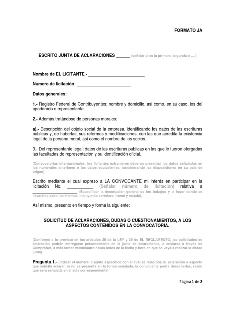 Formato Ja | PDF | Gobierno