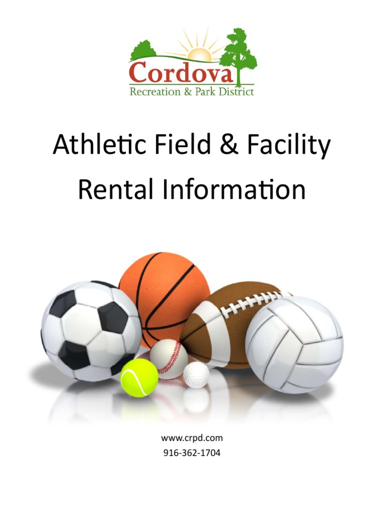 CRPD Athletic Field Facility Rental Information | PDF | Indemnity | Fee