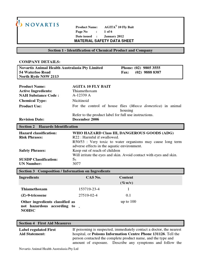 MSDS SDS Labelling SOP GHS Of Classification Labelling Of, 47% OFF