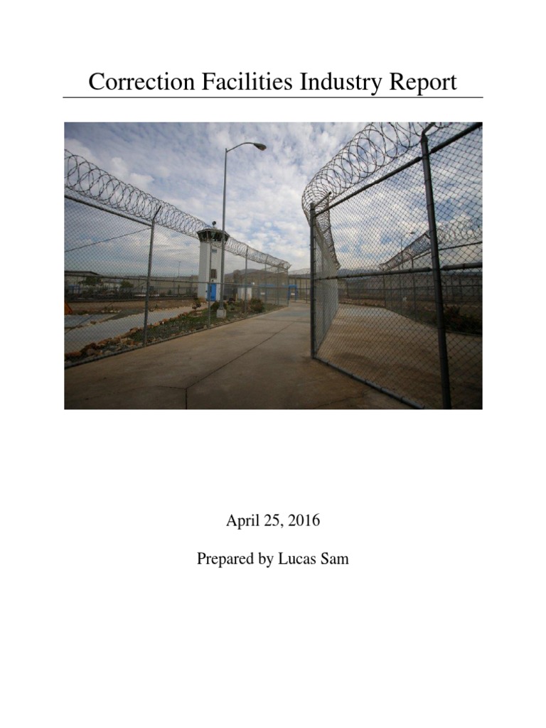 Industry Report | PDF | Private Prison | Prison