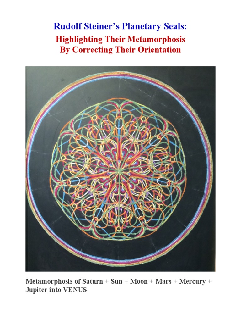 Steiner Planetary Seals Booklet 2015-11-19 | PDF | Rudolf Steiner | Saturn