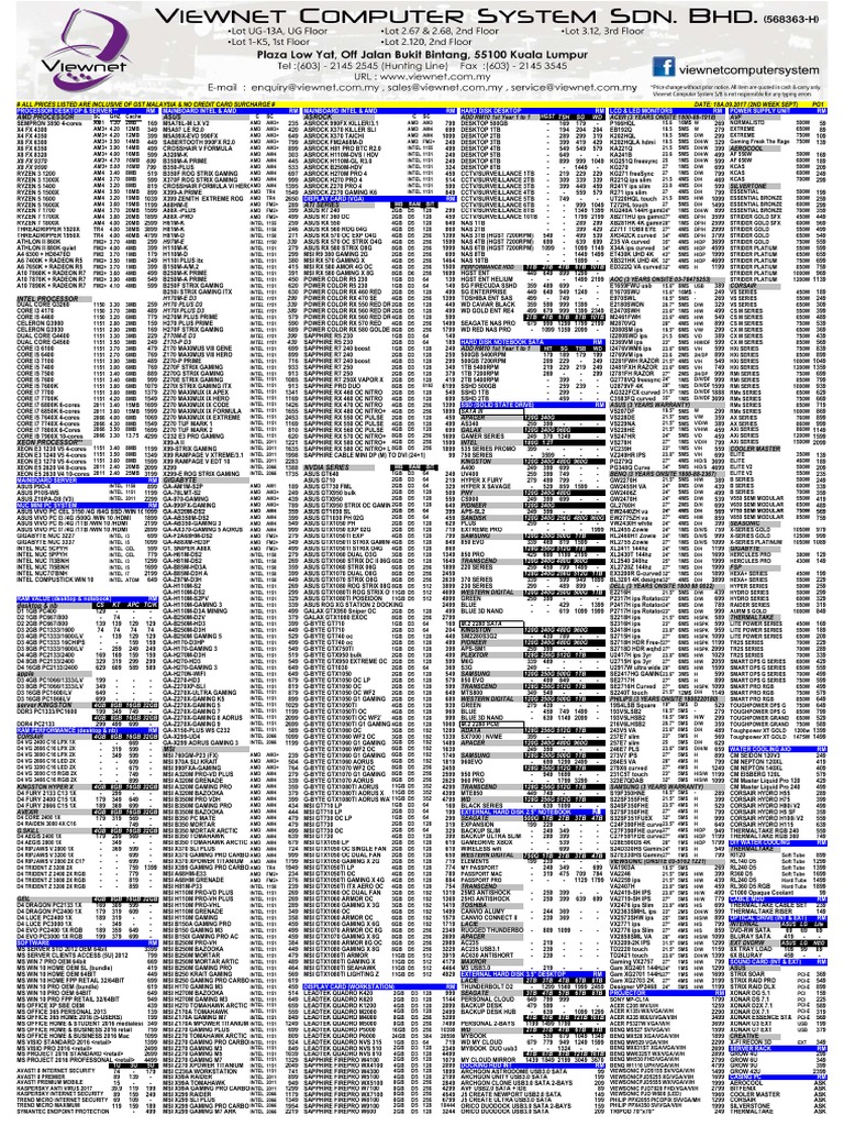 Hardware Viewnet | PDF | Advanced Micro Devices | Computer Related Introductions