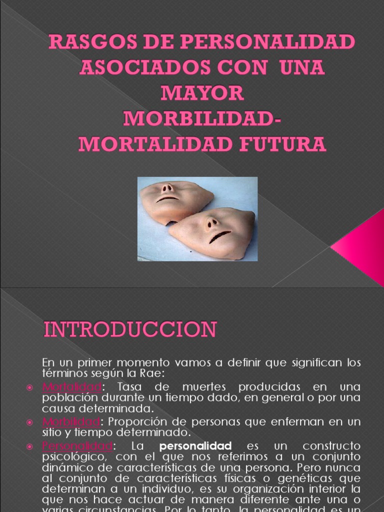 Rasgos de Personalidad Power Point 1 | PDF | Depresión (estado de ánimo ...