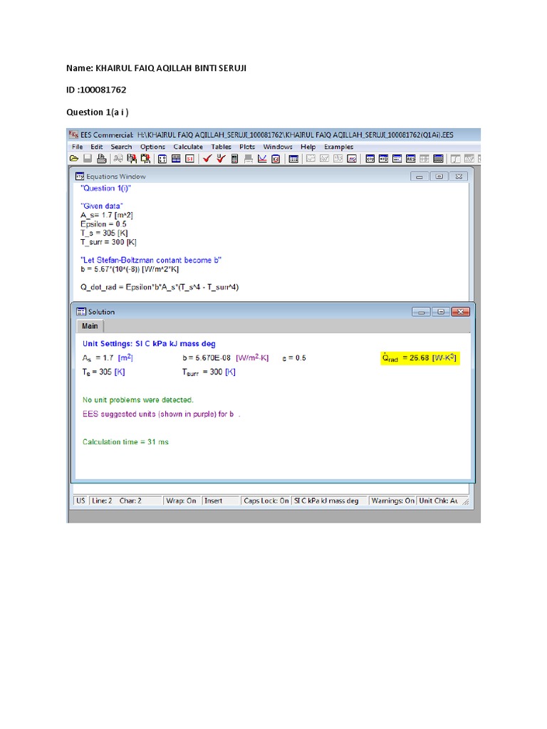 Engineering Equation Solver Overview | PDF | Sports & Recreation ...