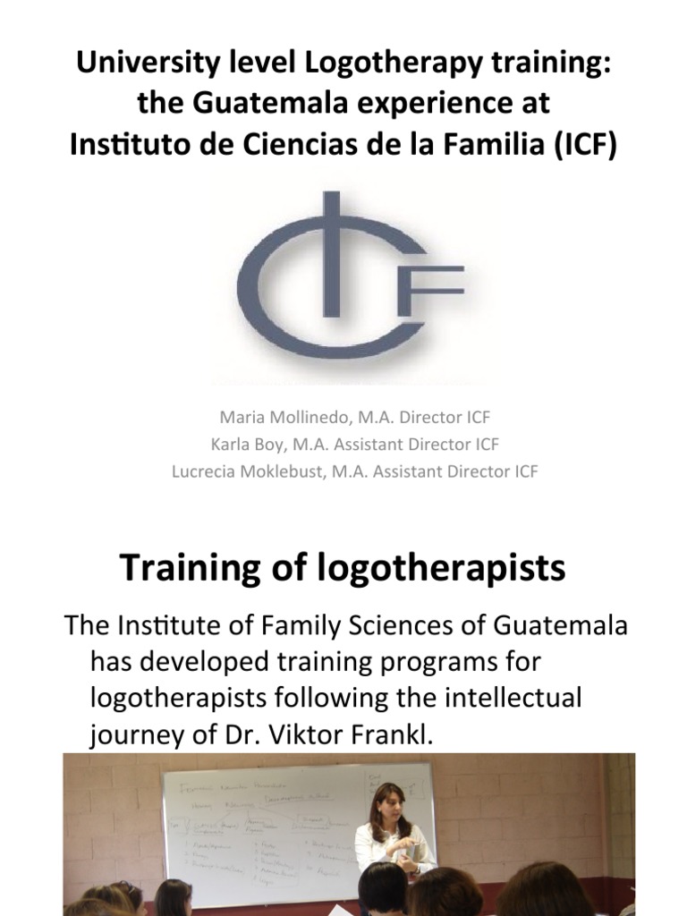 University Level Logotherapy Training | PDF | Phenomenology (Philosophy ...