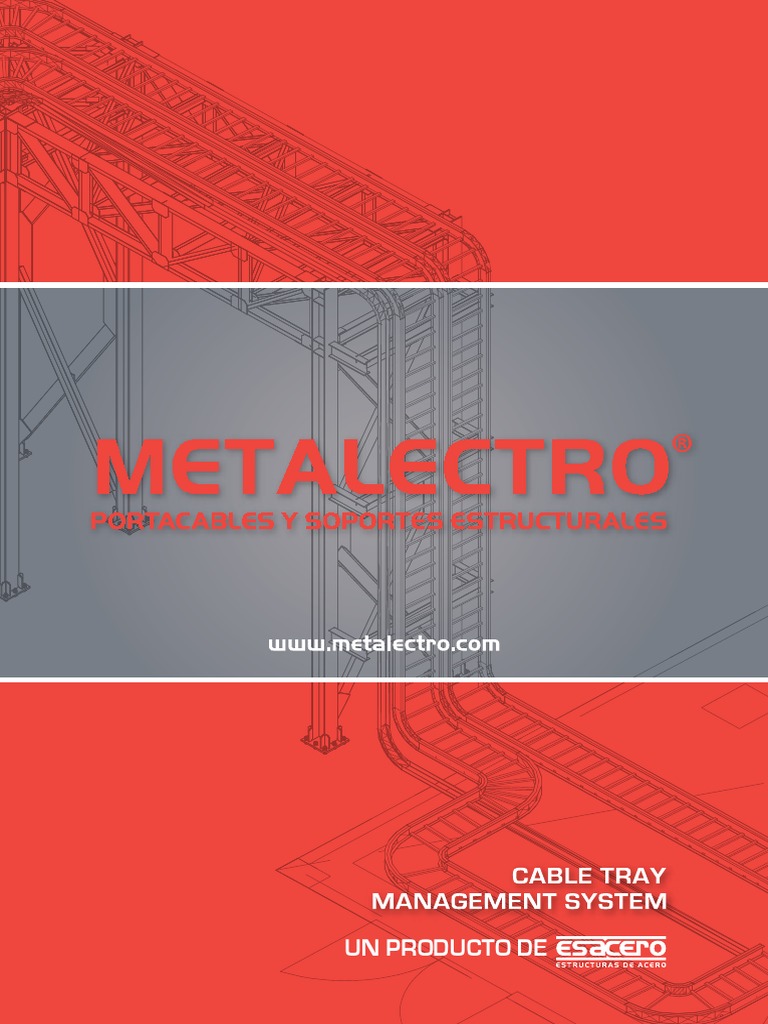 Catálogo de Portacables Metalectro | PDF | Acero | Aluminio