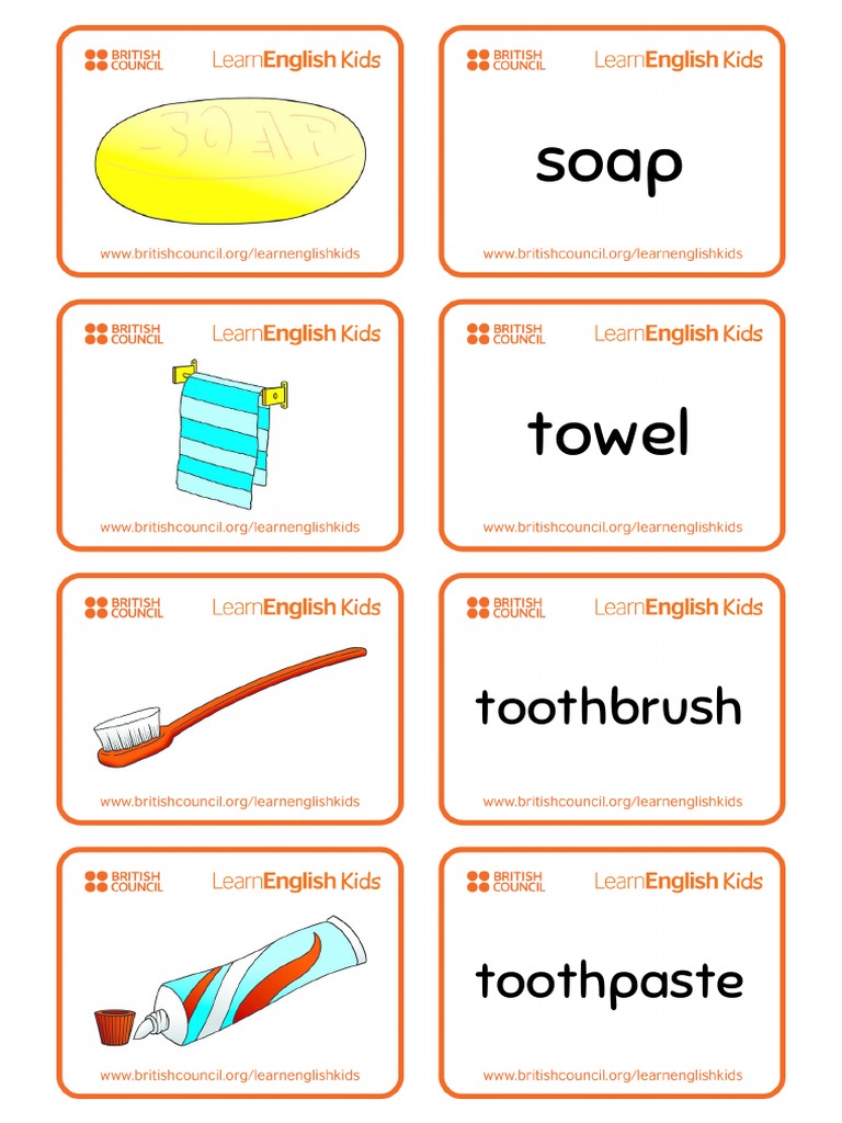 Flashcards Everyday Objects Set 1 | PDF