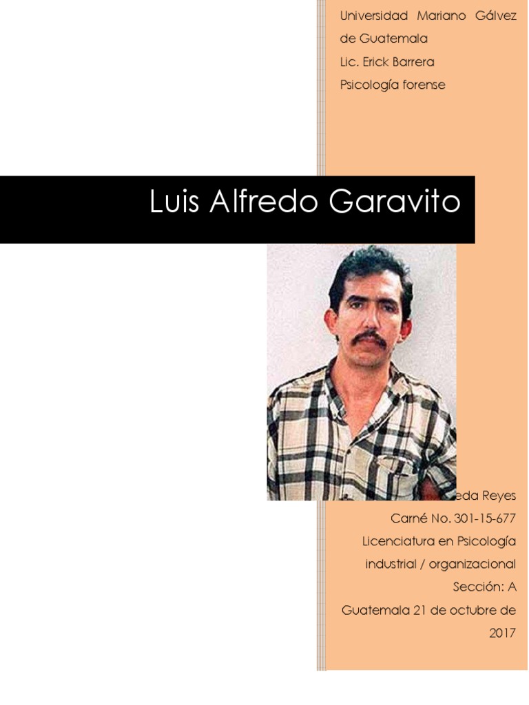 Investigación Luis Alfredo Garavito | PDF | Violación | Colombia