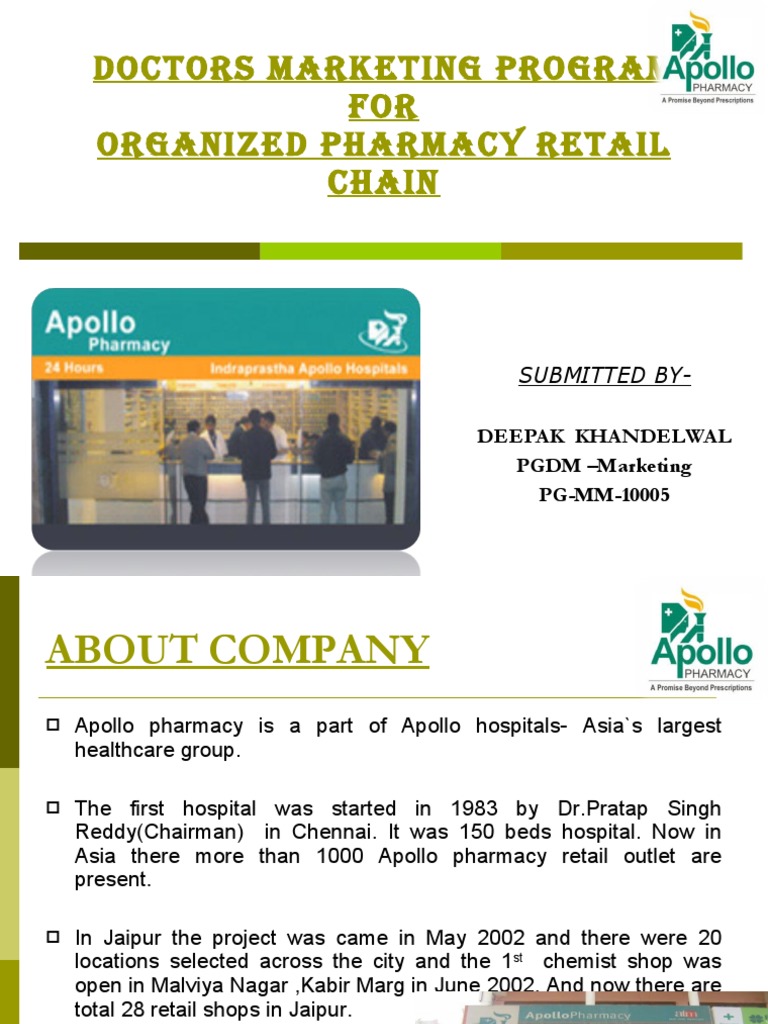 Apollo Pharmacy Marketing Insights | PDF | Pharmacy | Pharmacist