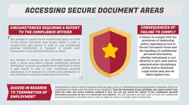 Secure Document Area Access Protocols | PDF | Personally Identifiable ...