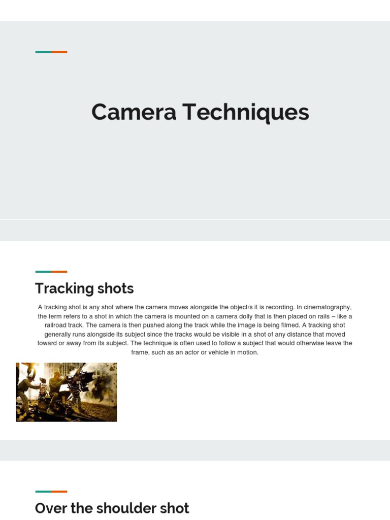 Camera Techniques | Cinematography | Zoom Lens
