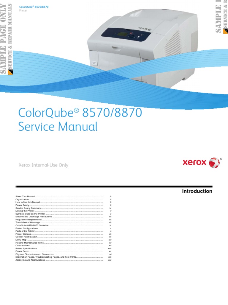 Xerox Colorqube 8570 Colorqube 8870 Service Manual Download | PDF ...