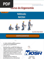 Metodo NIOSH | PDF | Factores humanos y ergonomía | Labor
