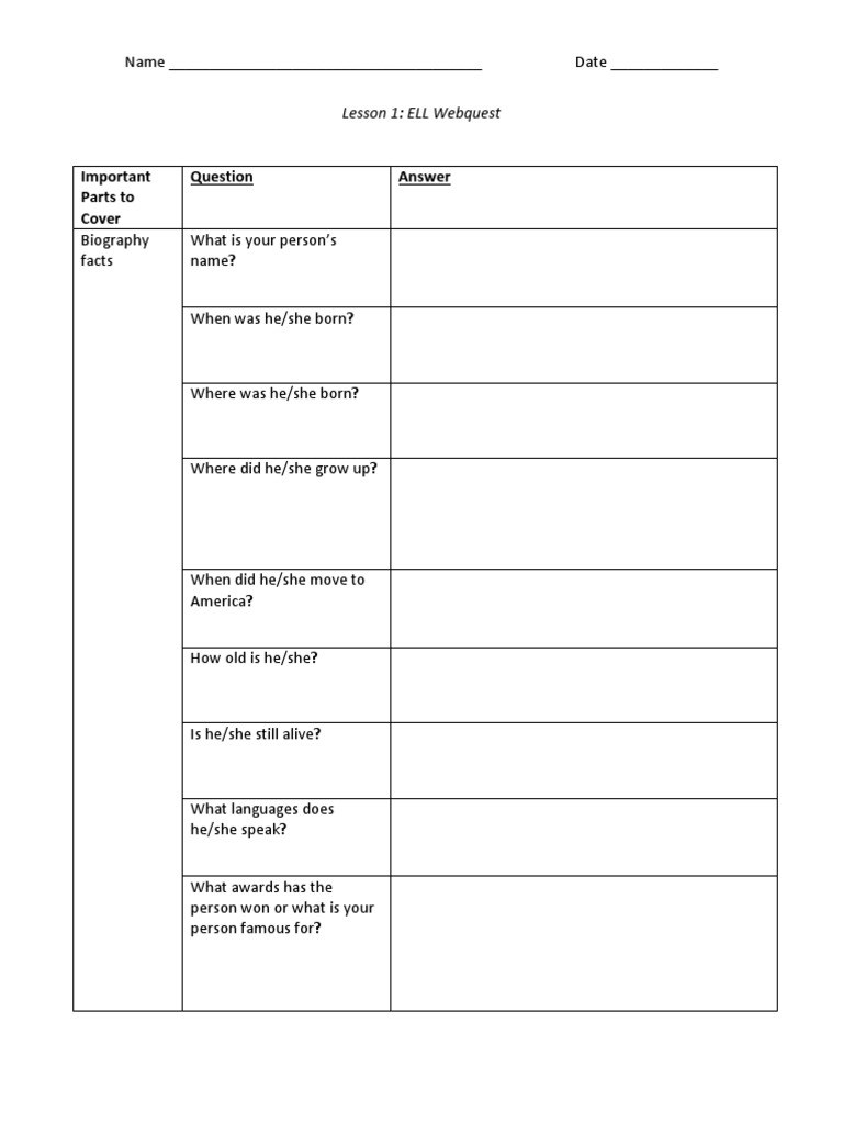 Super Ell Student Activities | PDF