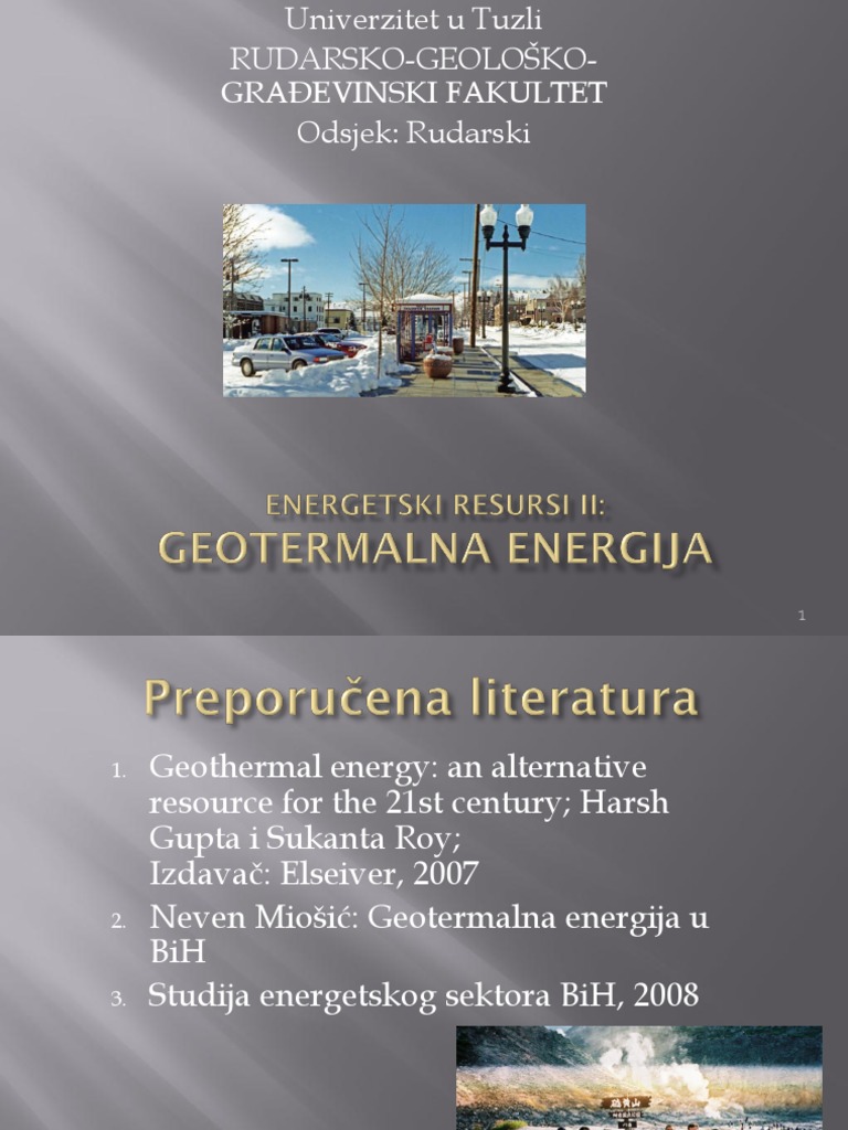 2 Geotermalna Energija PDF | PDF