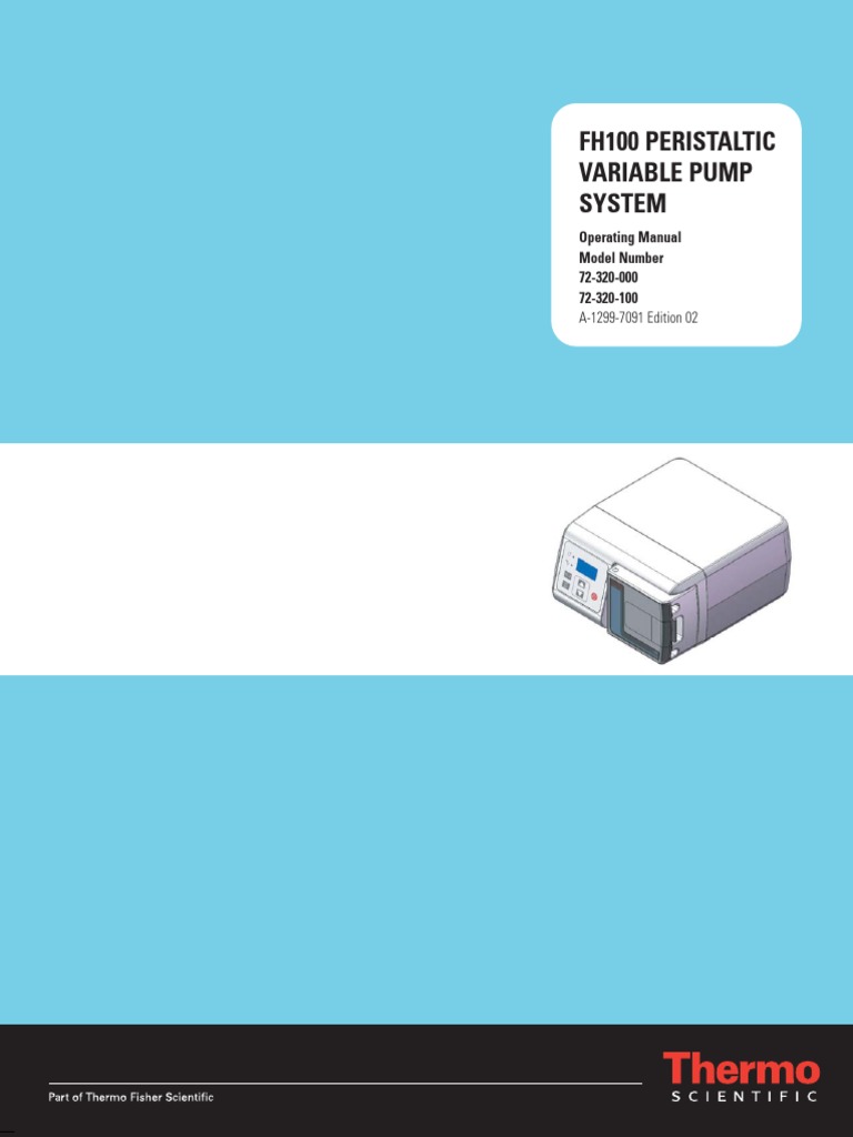 FH100 Manual | PDF | Pump | Switch