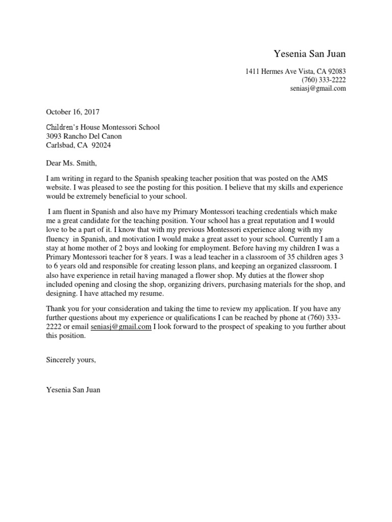 Cover Letter Asu | PDF