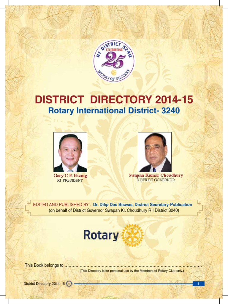 1 32 Rotary Colour Pages LOW Res | PDF | Business | Wellness