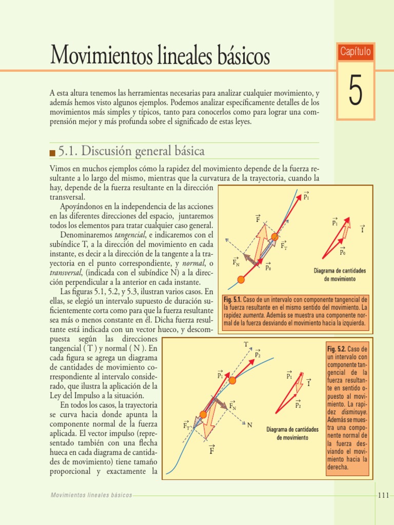05 - Cap. 5 - Movimientos Lineales Básicos | PDF | Velocidad ...