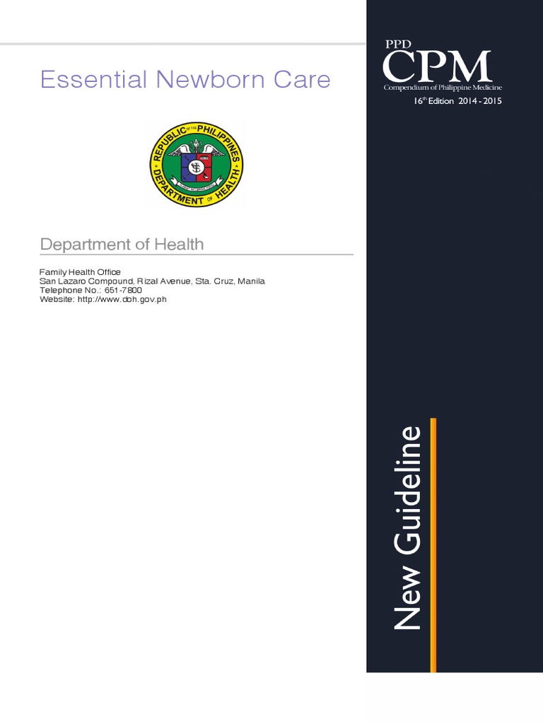 Essential Newborn Care Guidelines | PDF | Infants | Infant Mortality