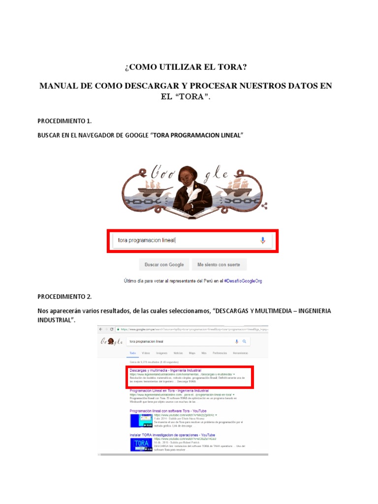 Como Utilizar El Tora | PDF | Informática | Software