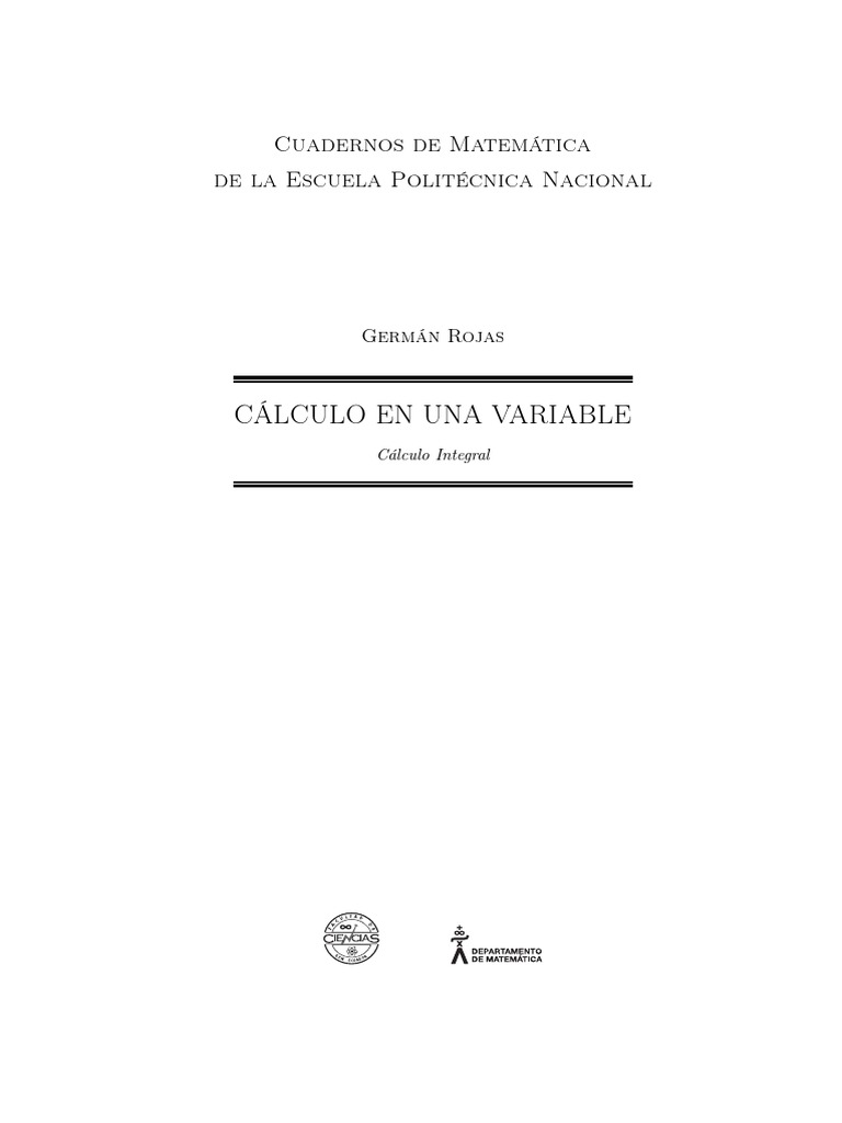 Libro de Cálculo Integral-2da Edición-2016 | PDF | Integral | Derivado