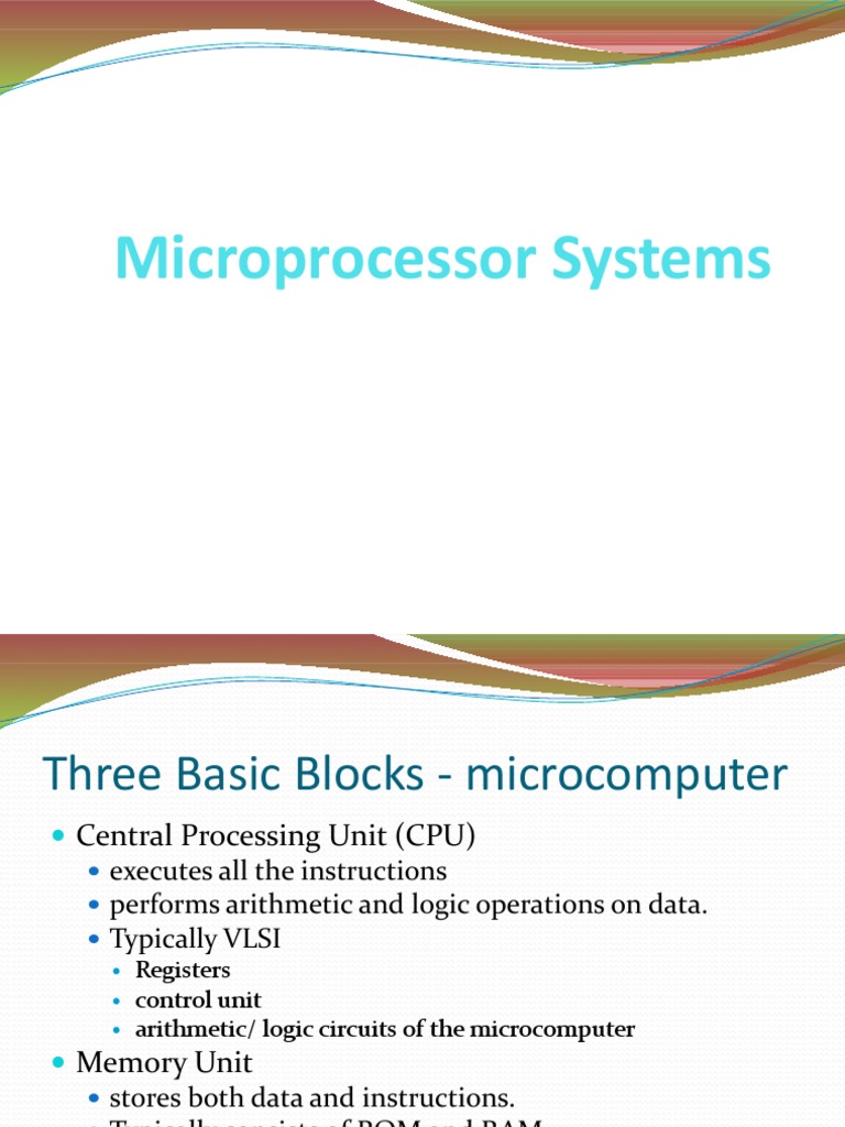1.1 Intro | PDF | Central Processing Unit | Integrated Circuit