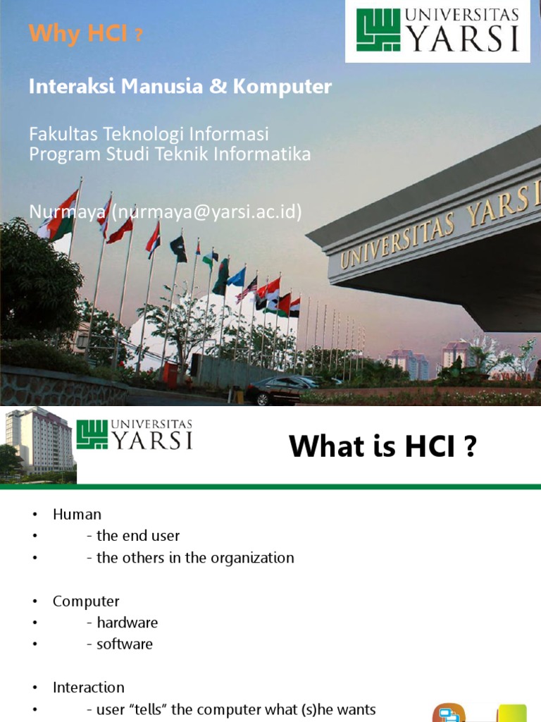 01 Why Human Computer Interaction | PDF | Human–Computer Interaction ...