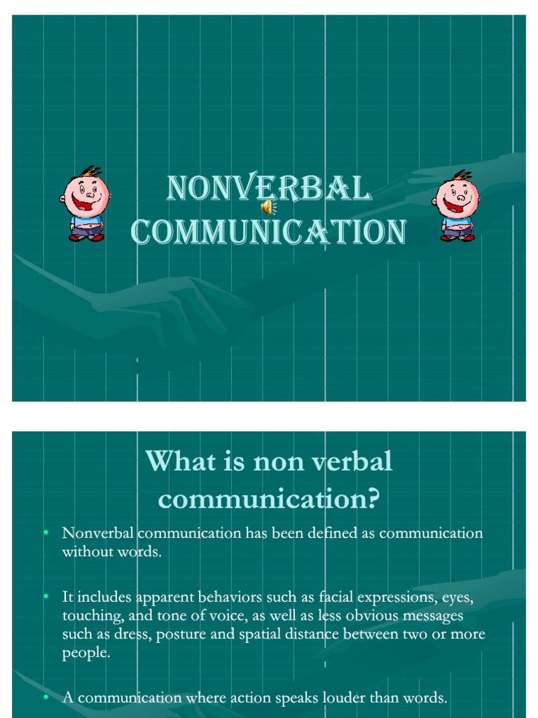 Nonverbal Communication Ppt | Nonverbal Communication | Body Language