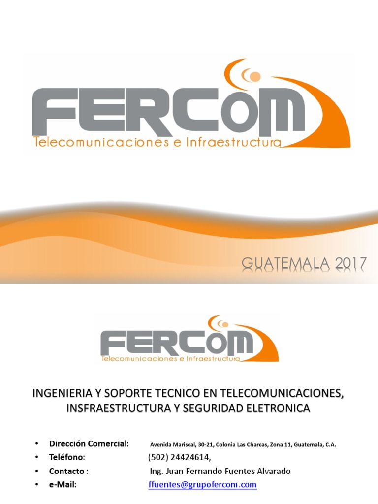 Grupo Fercom | PDF | Calidad (comercial) | Telecomunicación