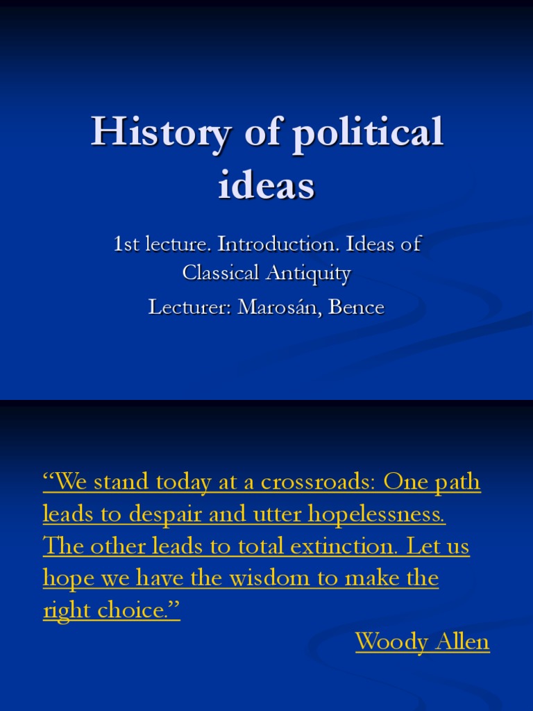 21.history of Political Ideas | PDF | Socrates | Plato