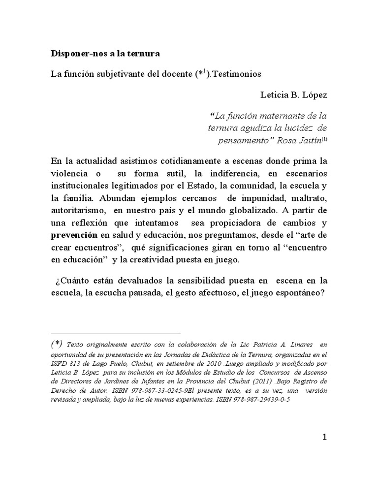 Disponer Nos | PDF | Teoría de apego | Psique (psicología)