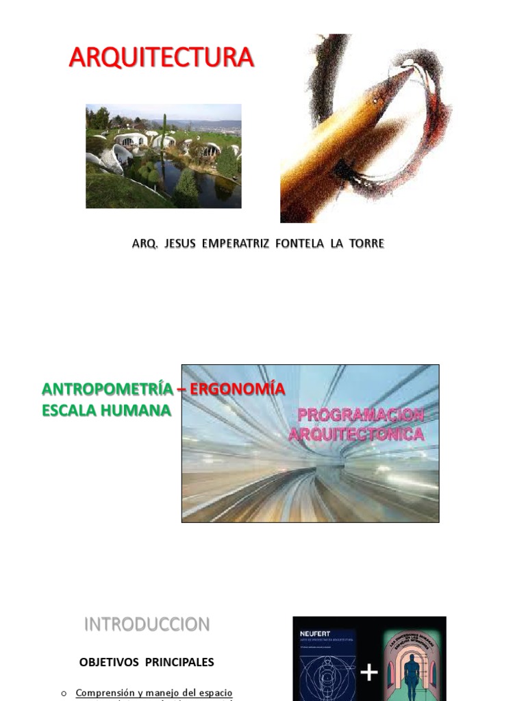 Antropometria, Ergonomia y Programacion Arquitectonica | PDF | Antropometría | Diseño