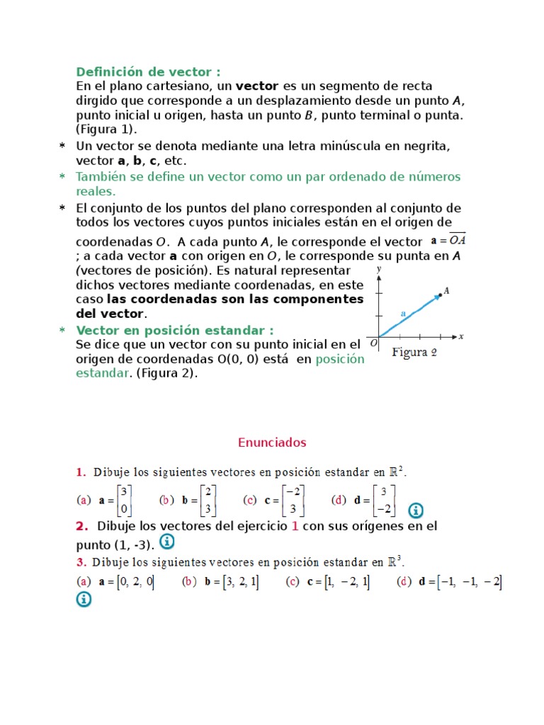Algebra Lineal | PDF | Vector Euclidiano | Desplazamiento (Vector)