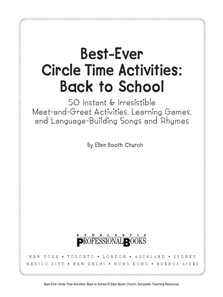 Circle Activities | PDF | Creativity | Cognition