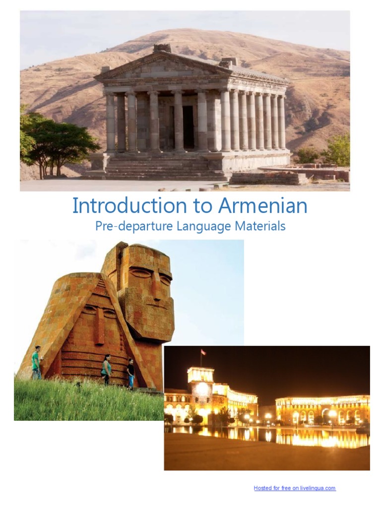 Armenian Language Basics for Travelers | PDF | Armenia | Linguistics