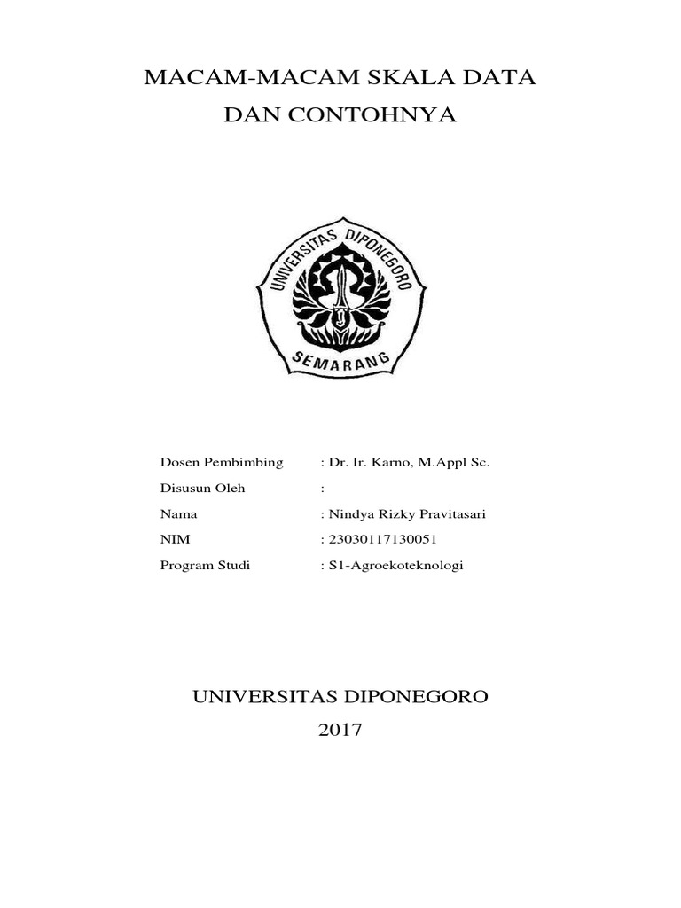 Skala Data & Contoh | PDF