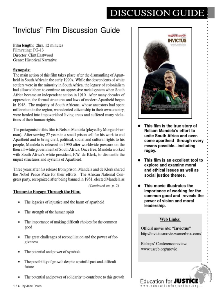 Nelson Mandela's Visionary Leadership: How Invictus Captures His ...