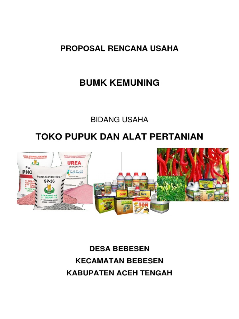 Proposal Pupuk Kemuning | PDF