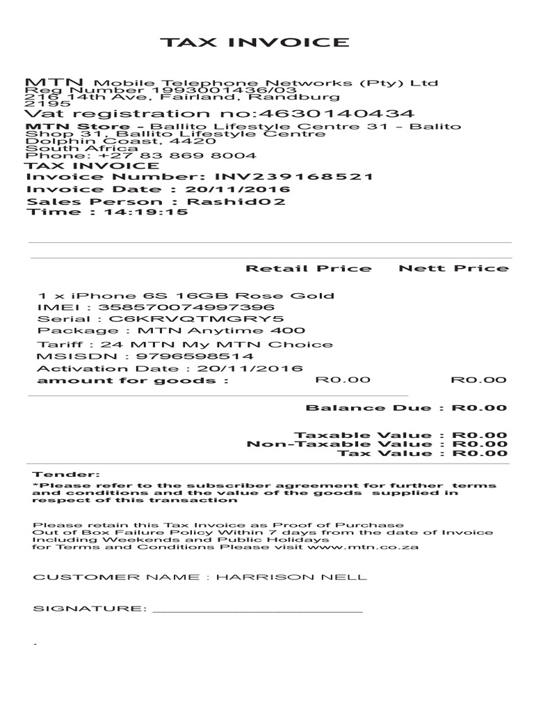 MTN | PDF
