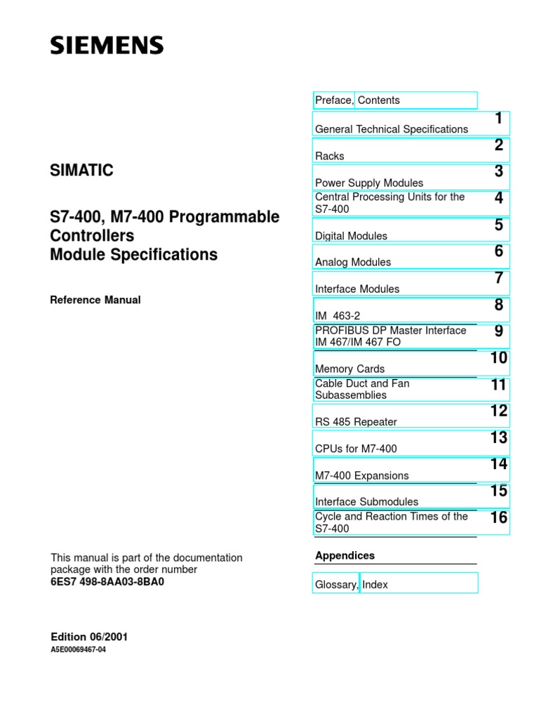 S7400 PLC Manual | PDF | Trademark | Parameter (Computer Programming)
