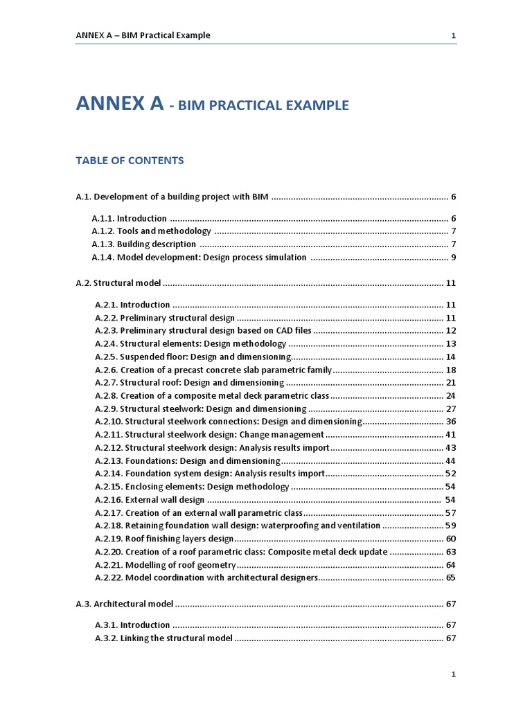 Annex A PDF | PDF | Building Information Modeling | Autodesk Revit